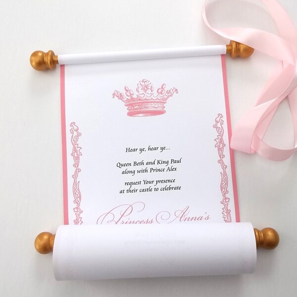 Scroll Invitations - Etsy