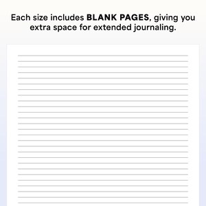 Printable Daily Journal Pages (open-ended), Minimalist Daily Journal ...