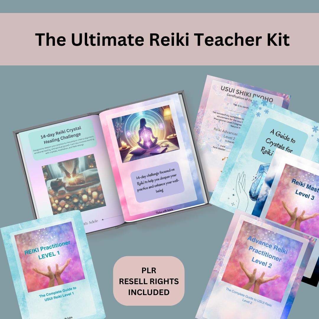 The Ultimate Reiki Teacher Kit: Training Manuals + Certificates + 3 ...