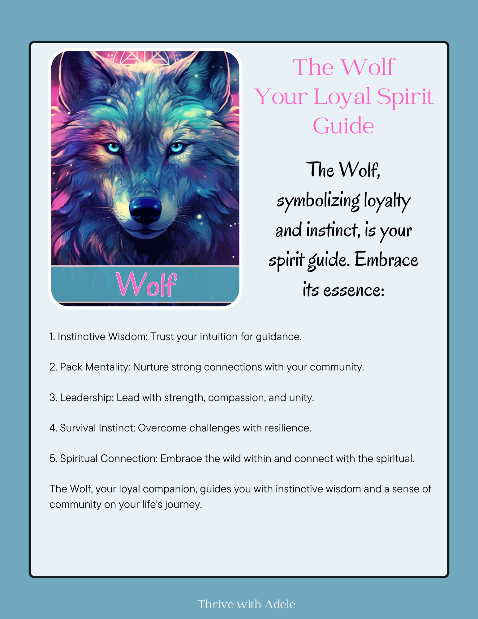 PLR Animal Spirit Oracle Cards & Guide Book (with Resell Rights ...