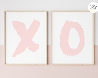 X and O Print Set - Etsy