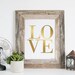 Gold Love Art Print, Gold Love Sign, Nursery Decor Wall Art, Office Art ...