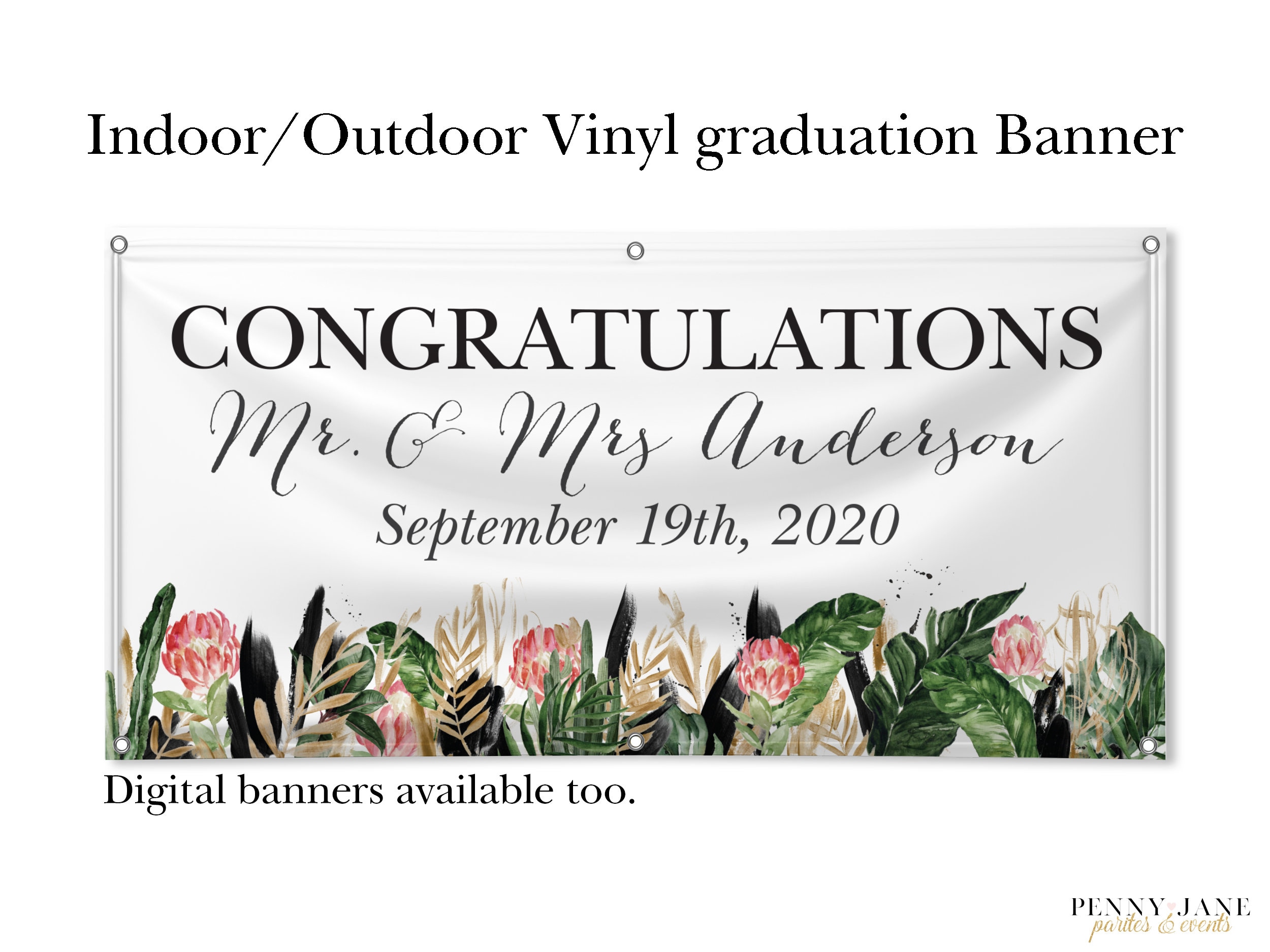 Congratulations Mr and Mrs Custom Wedding Banner - Etsy