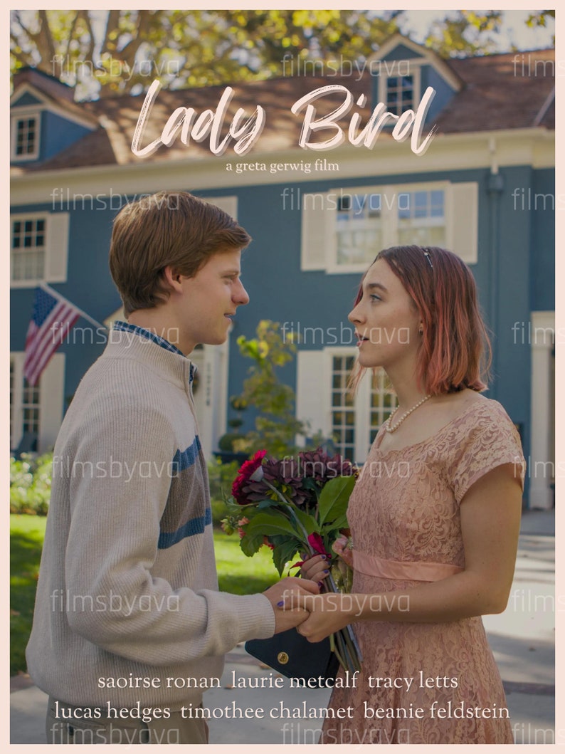 Aesthetic Lady Bird Movie Poster Digital Download - Etsy