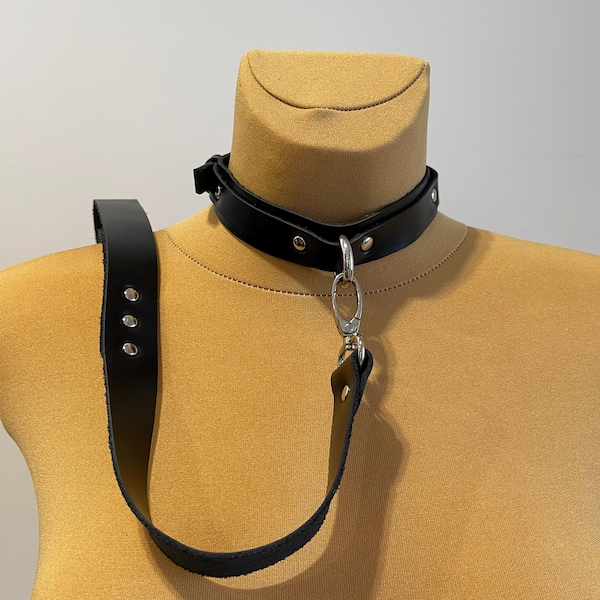 Woman Collar and Leash - Etsy