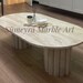 Natural Travertine Middle Coffee Table Antique Travertine Pedestal ...