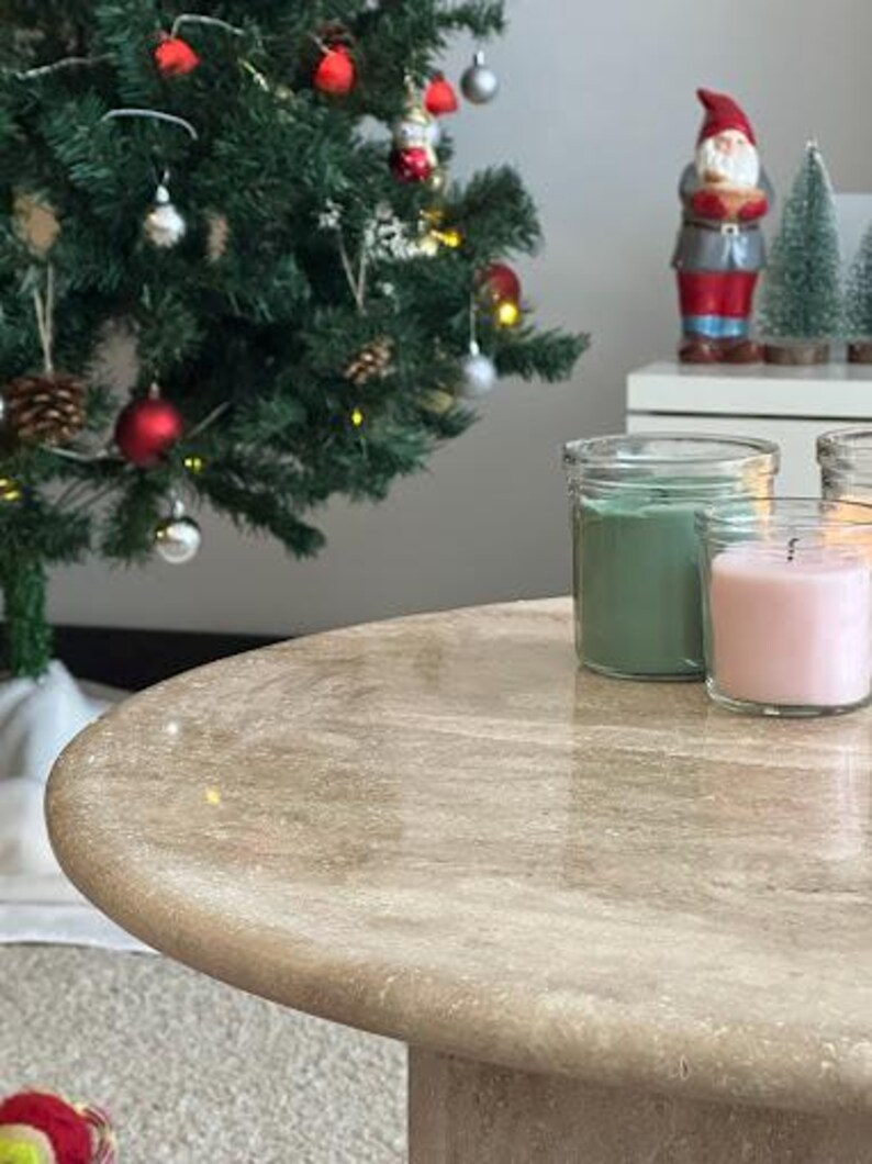 Triangle - Natural Travertine Middle Coffee Table | Marble Middle ...