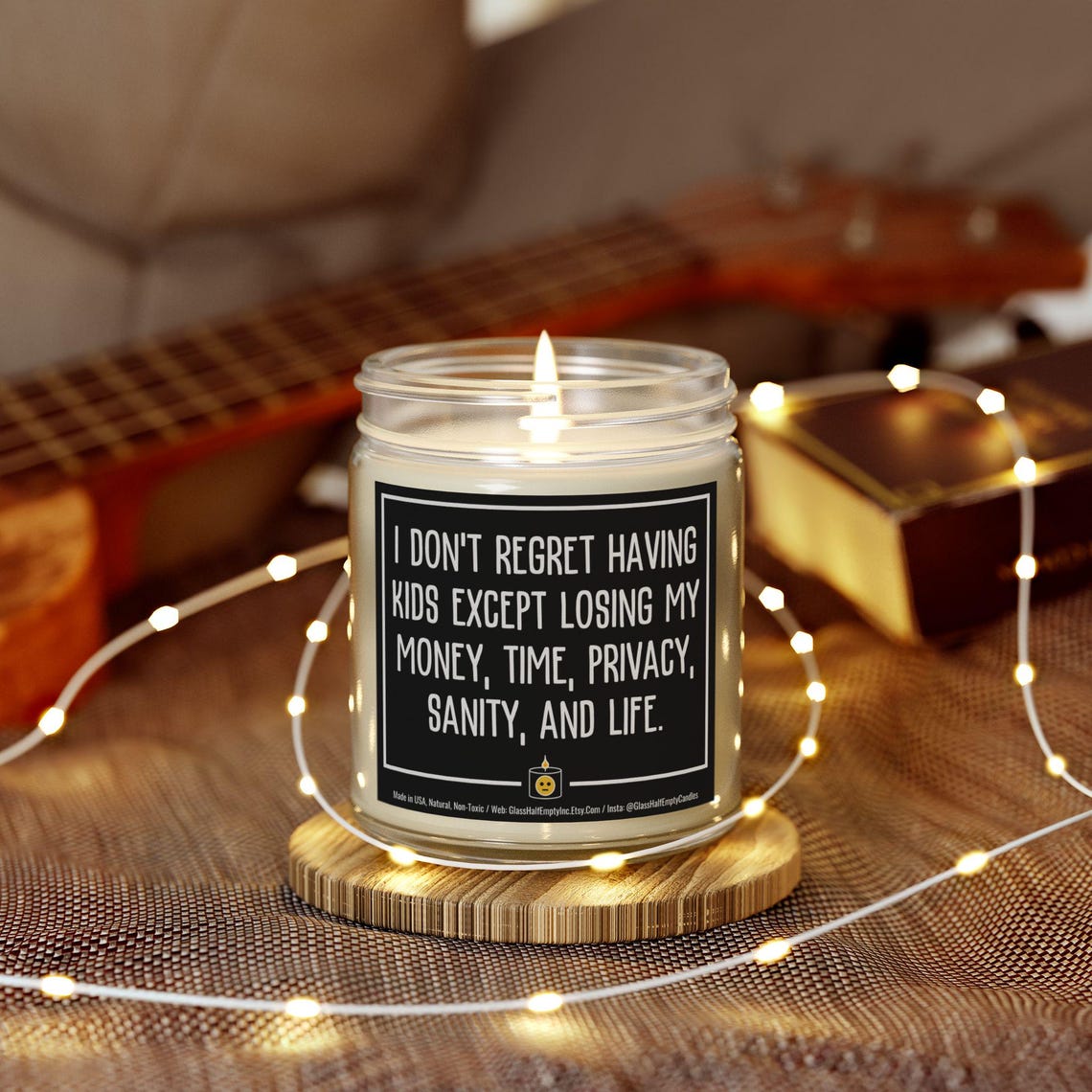 Child Regret, Funny Candle, Kids and Family, Funny Cheap Gift Idea ...