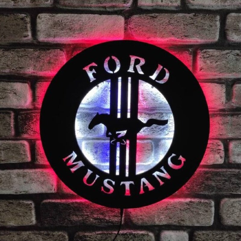 Mustang Garage Sign - Etsy