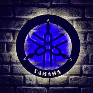 Yamaha Led Sign , Yamaha Fans Led Light , Motorcycle Decor , Gifts for ...