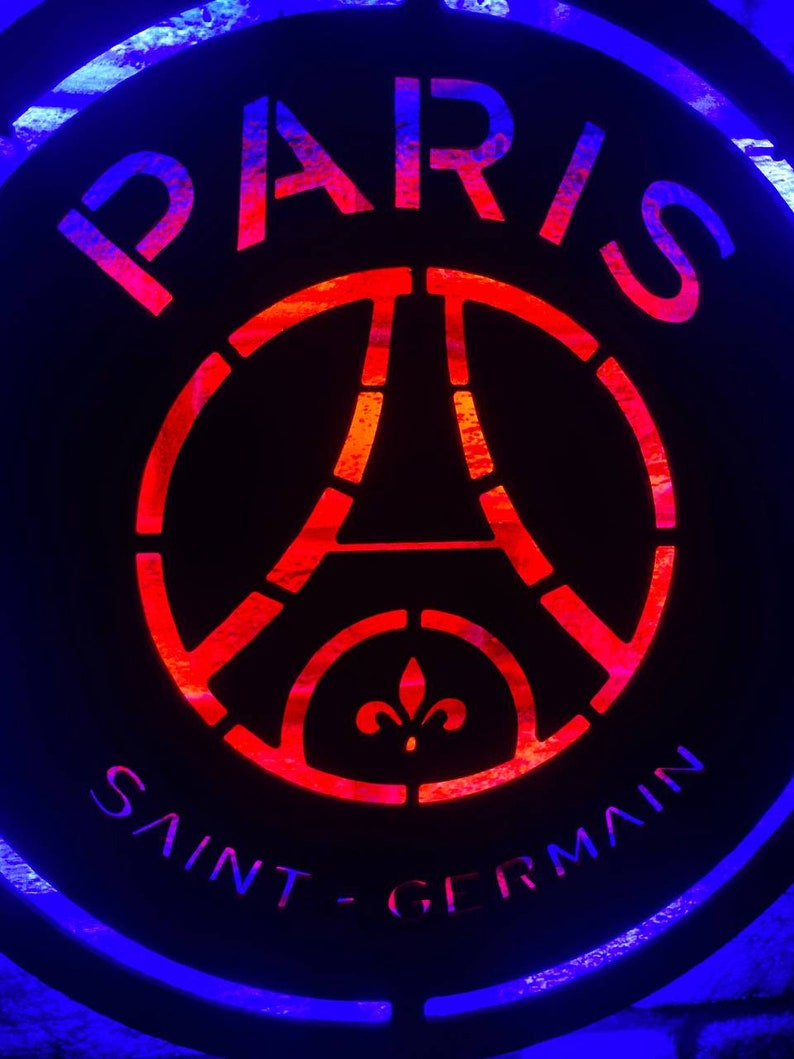 Paris Saint Germain FC Led Sign , Paris Saint Football Team Fans Led ...