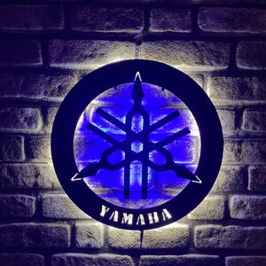 Yamaha Led Sign , Yamaha Fans Led Light , Motorcycle Decor , Gifts for ...