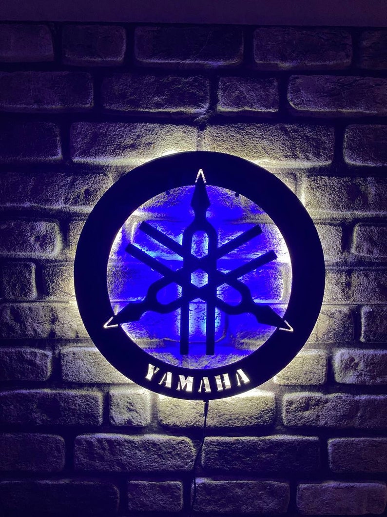 Yamaha Led Sign , Yamaha Fans Led Light , Motorcycle Decor , Gifts for ...