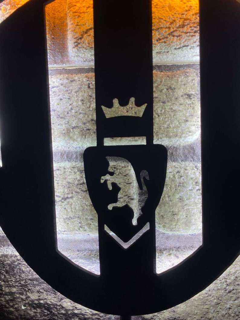 Juventus Led Sign , Juventus Wall Decor , Juventus Team Logo , Juventus ...