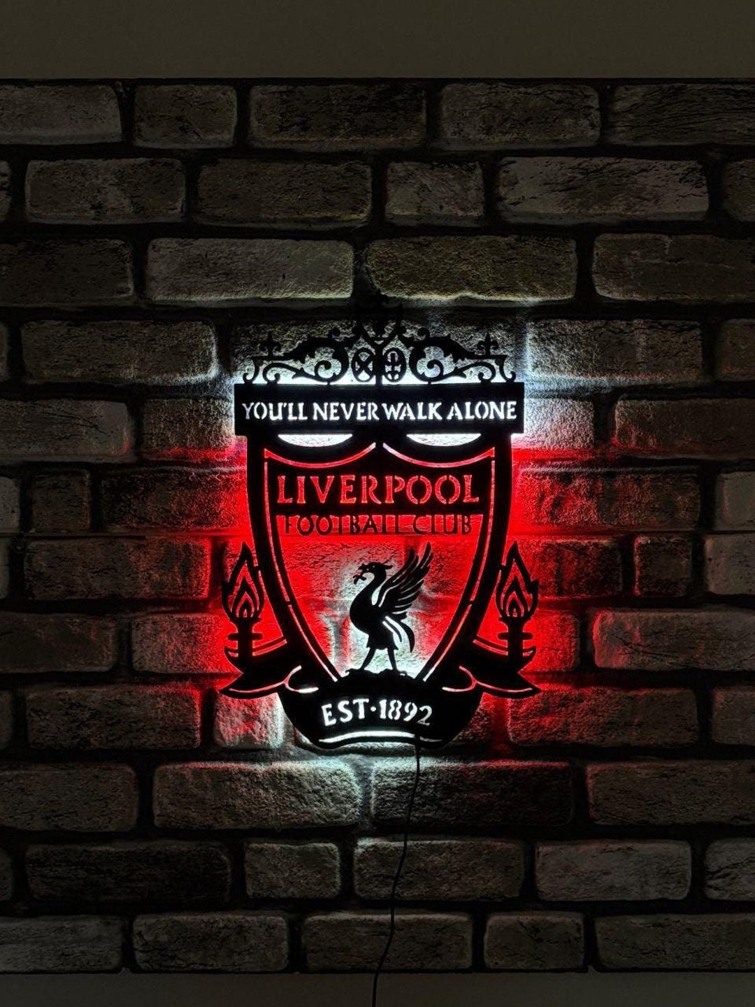 Liverpool Led Sign , Football Team Logo Led Sign , Sports Gift Decor ...