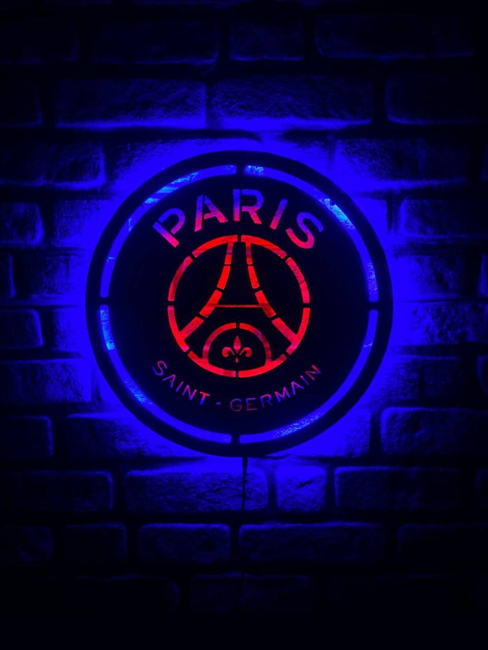 Paris Saint Germain FC Led Sign , Paris Saint Football Team Fans Led ...