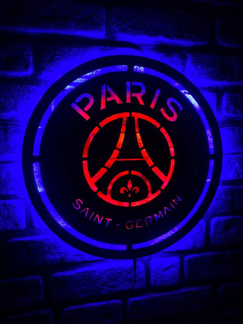 Paris Saint Germain FC Led Sign , Paris Saint Football Team Fans Led ...