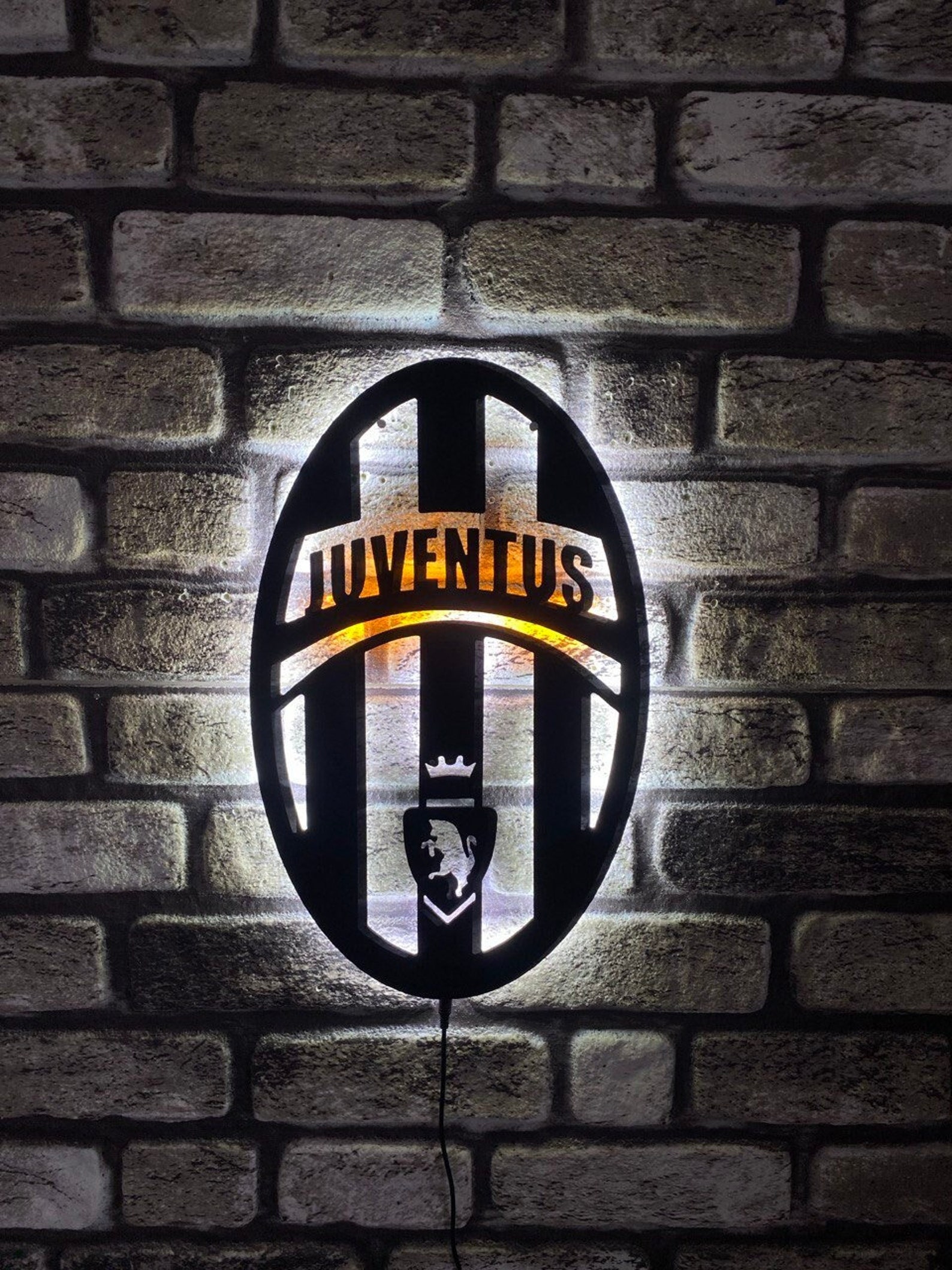 Juventus Led Sign , Juventus Wall Decor , Juventus Team Logo , Juventus ...