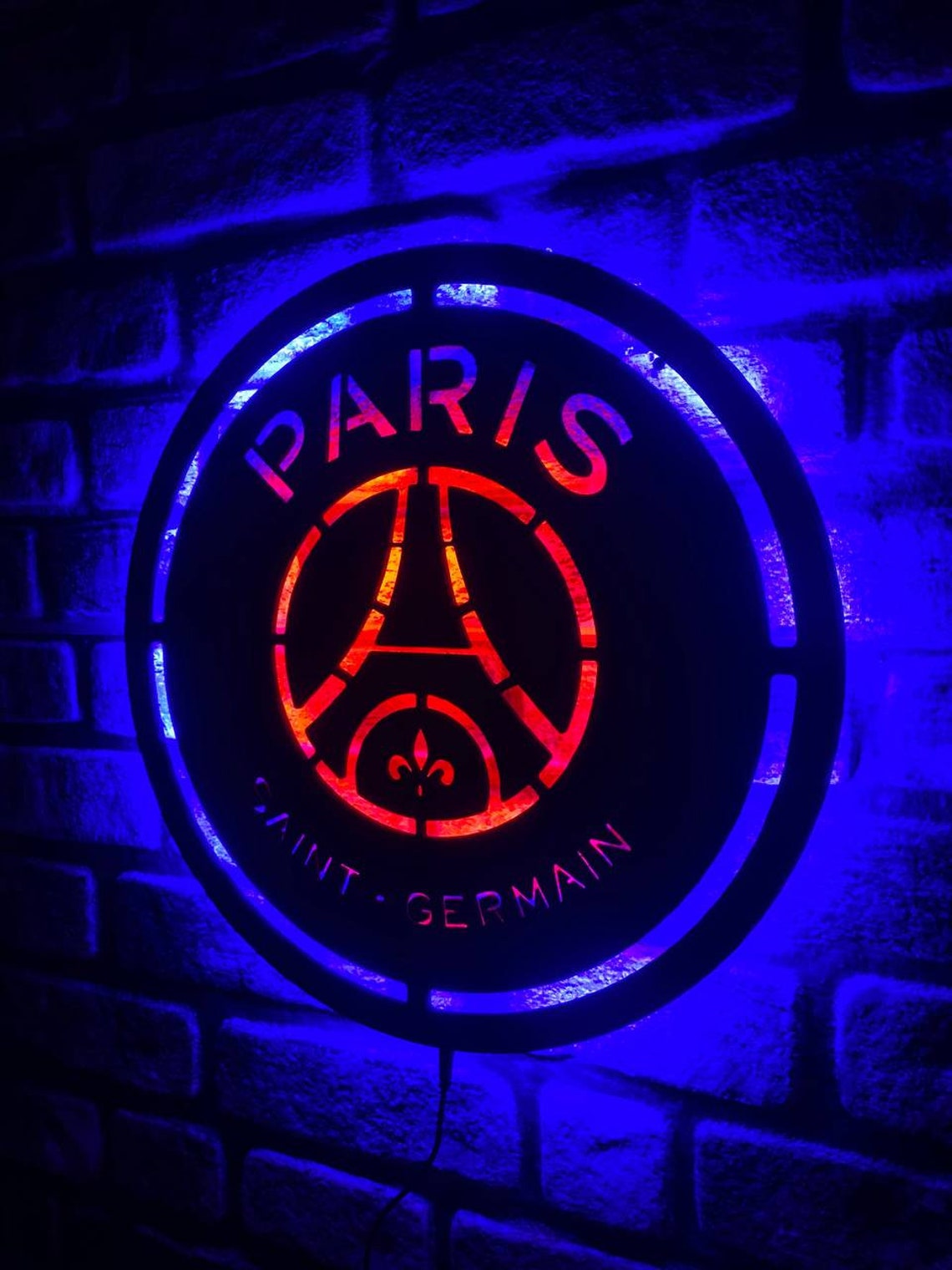 Paris Saint Germain FC Led Sign , Paris Saint Football Team Fans Led ...