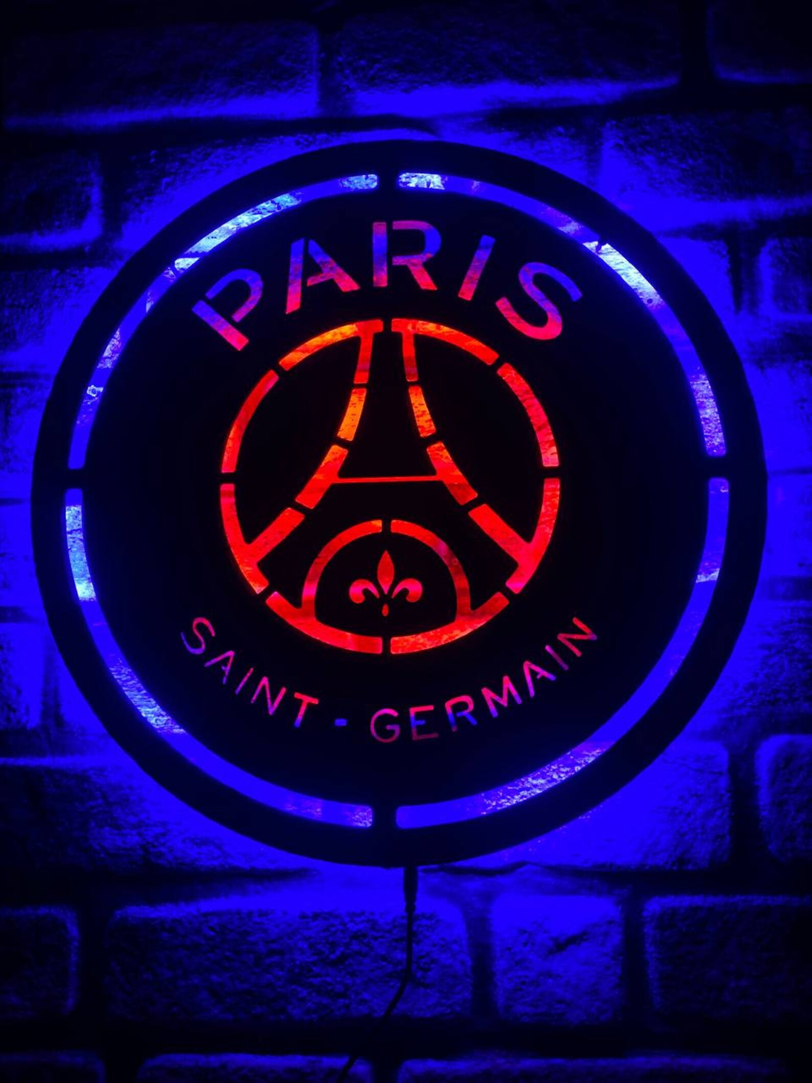 Paris Saint Germain FC Led Sign , Paris Saint Football Team Fans Led ...