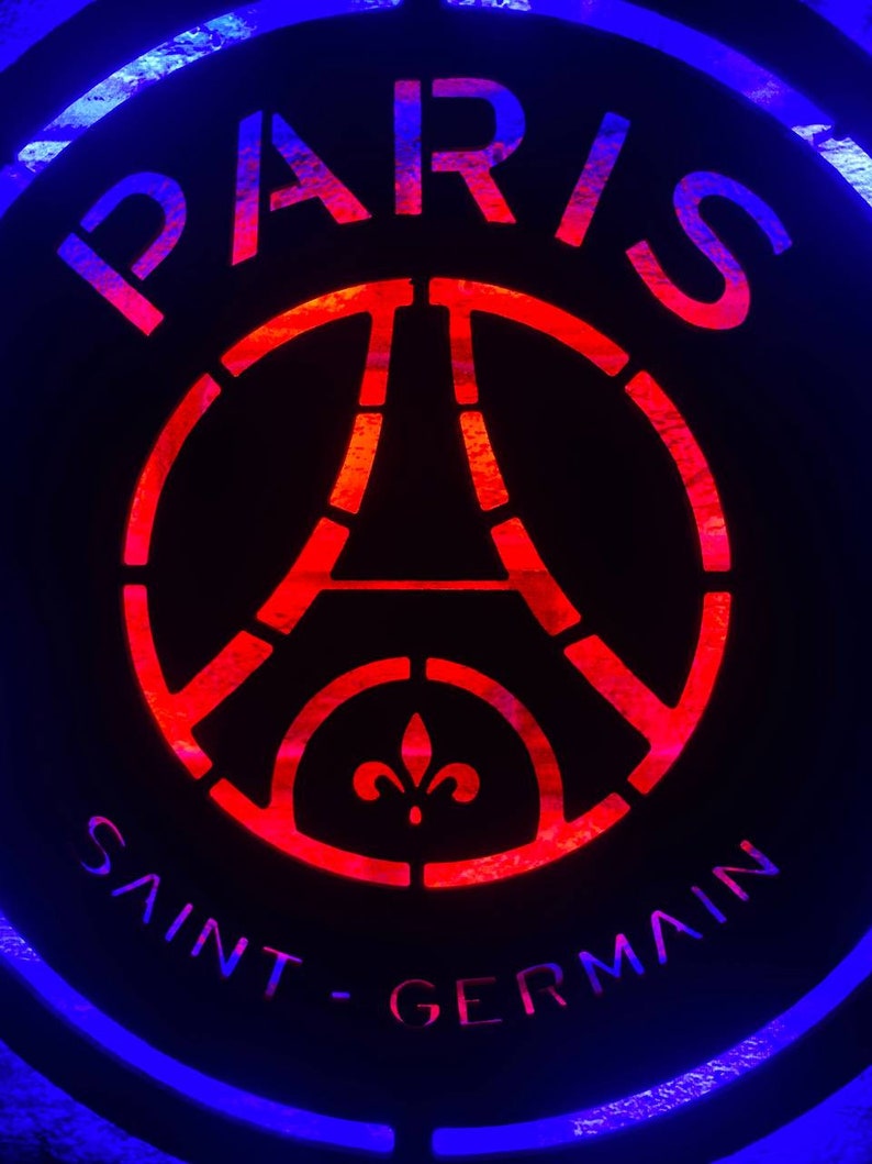 Paris Saint Germain FC Led Sign , Paris Saint Football Team Fans Led ...