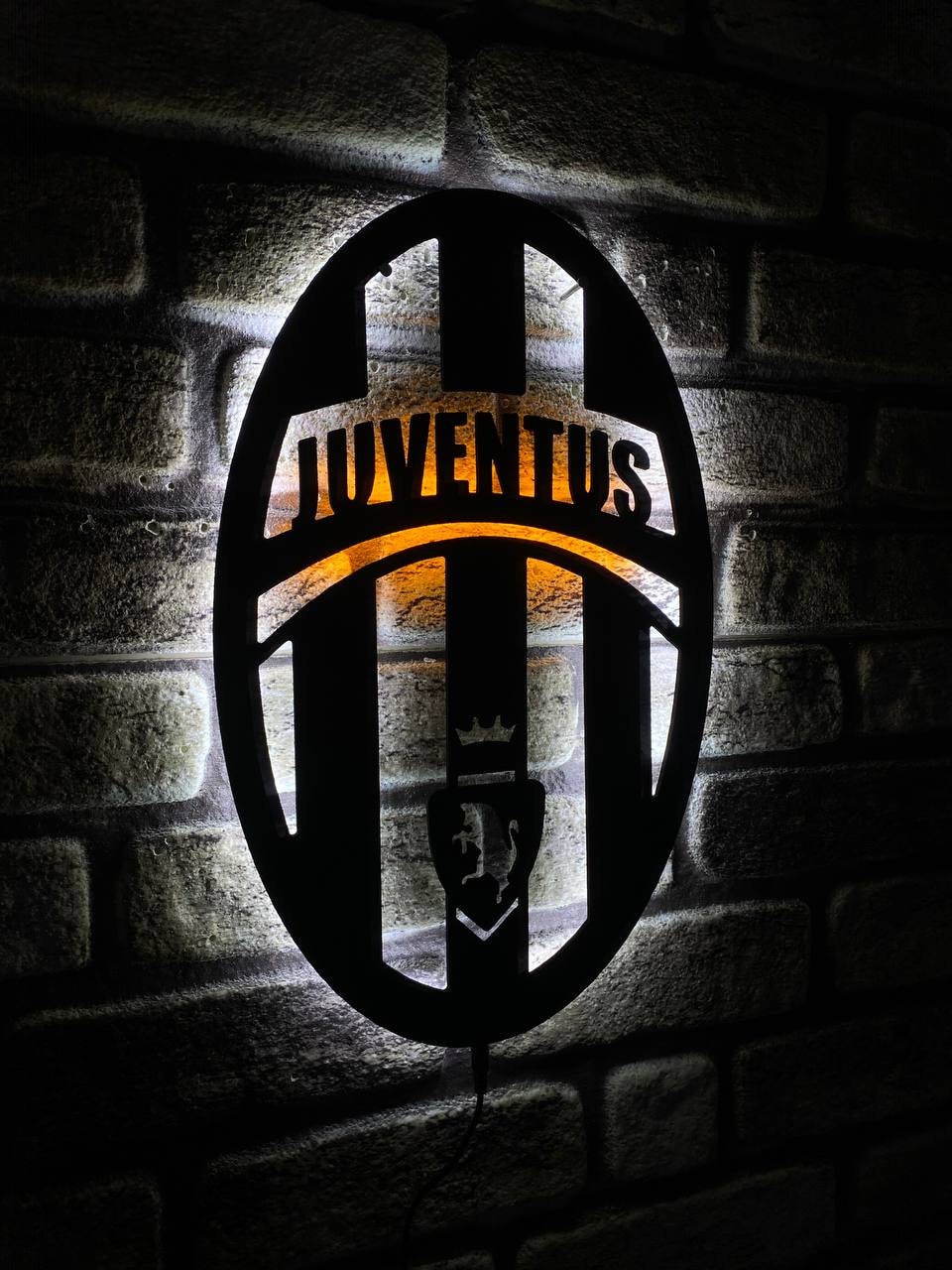 Juventus Led Sign , Juventus Wall Decor , Juventus Team Logo , Juventus ...