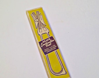 Vintage Acme Combination Tool, Glass Cutter, Knife, Scissor Sharpener ...