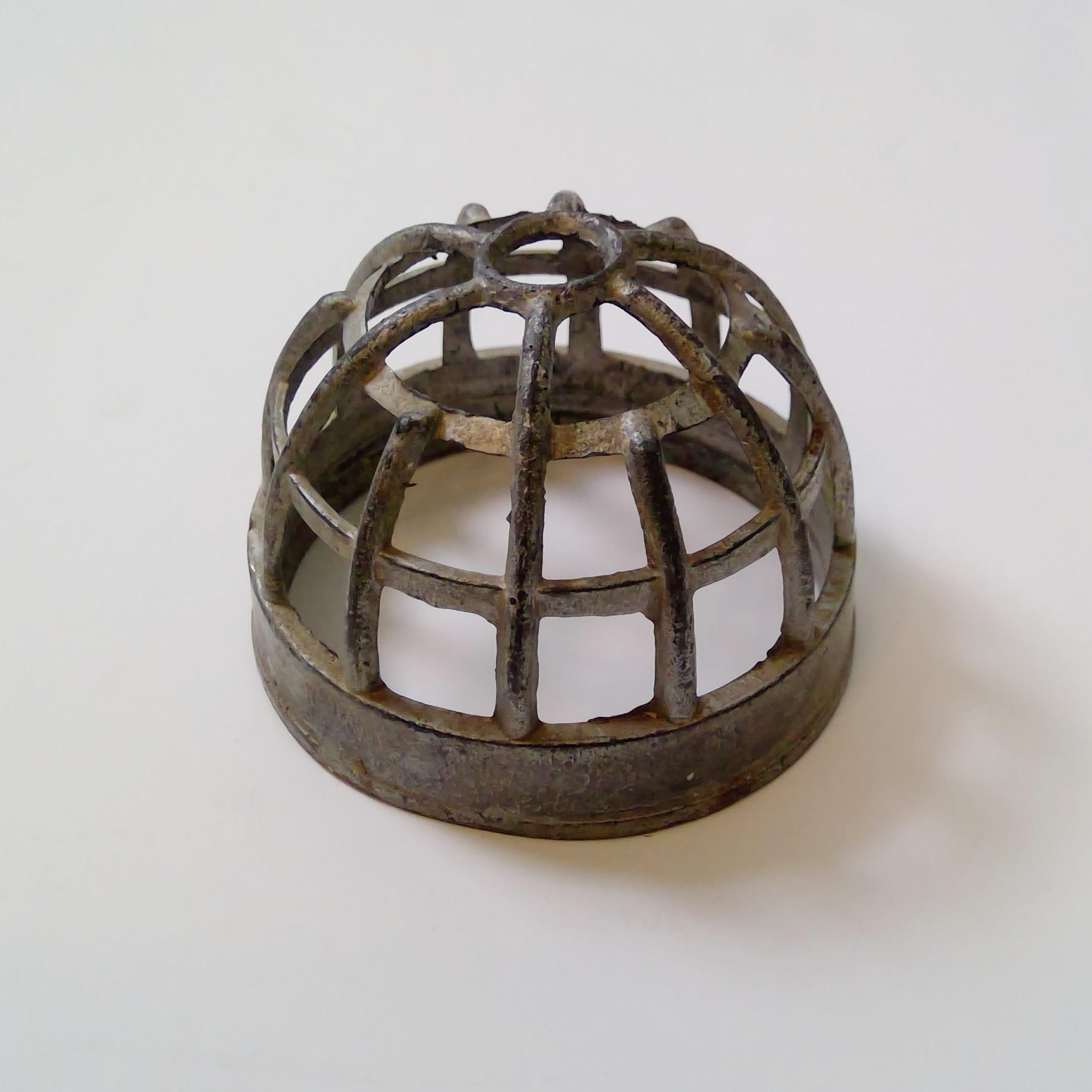 Vintage Metal Flower Frog Cage - Etsy