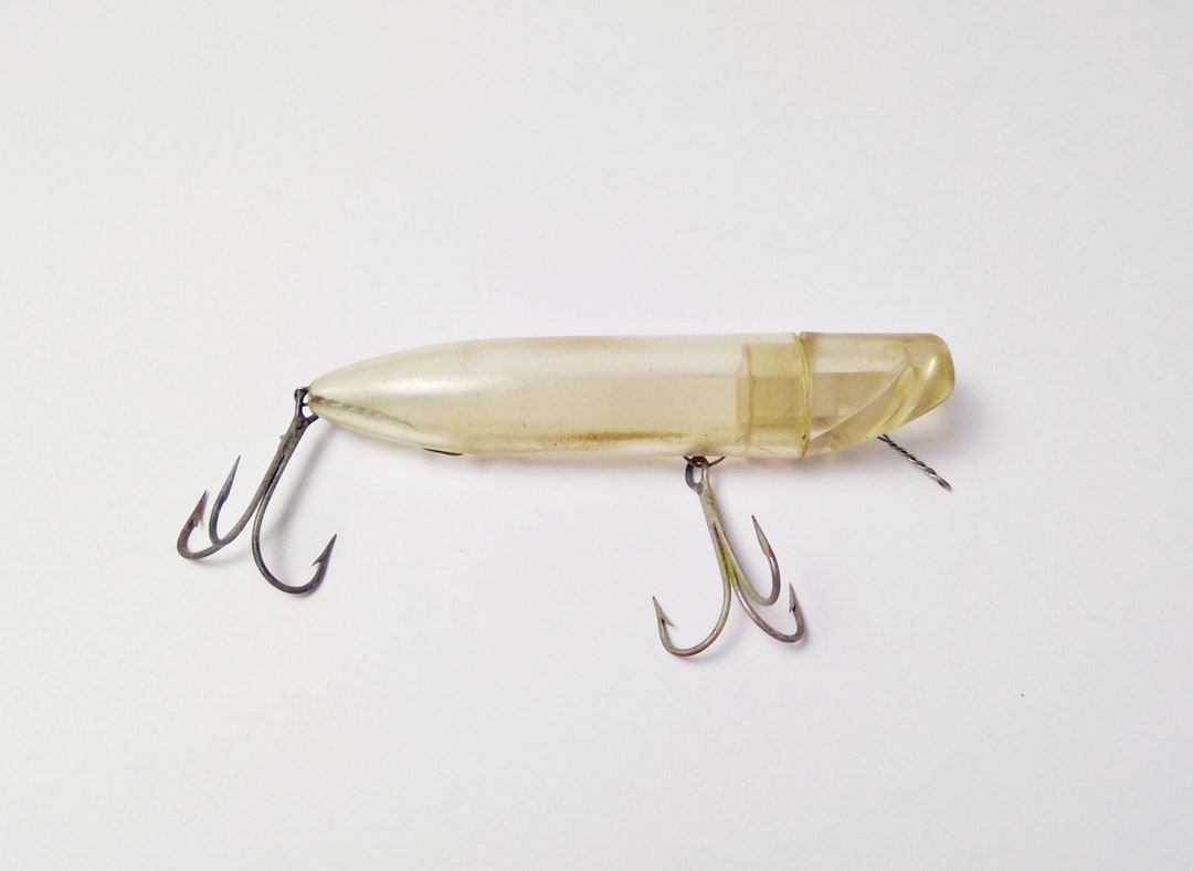 Vintage Clear Plastic Live Lure Rice Eng Co Fishing Lure - Etsy