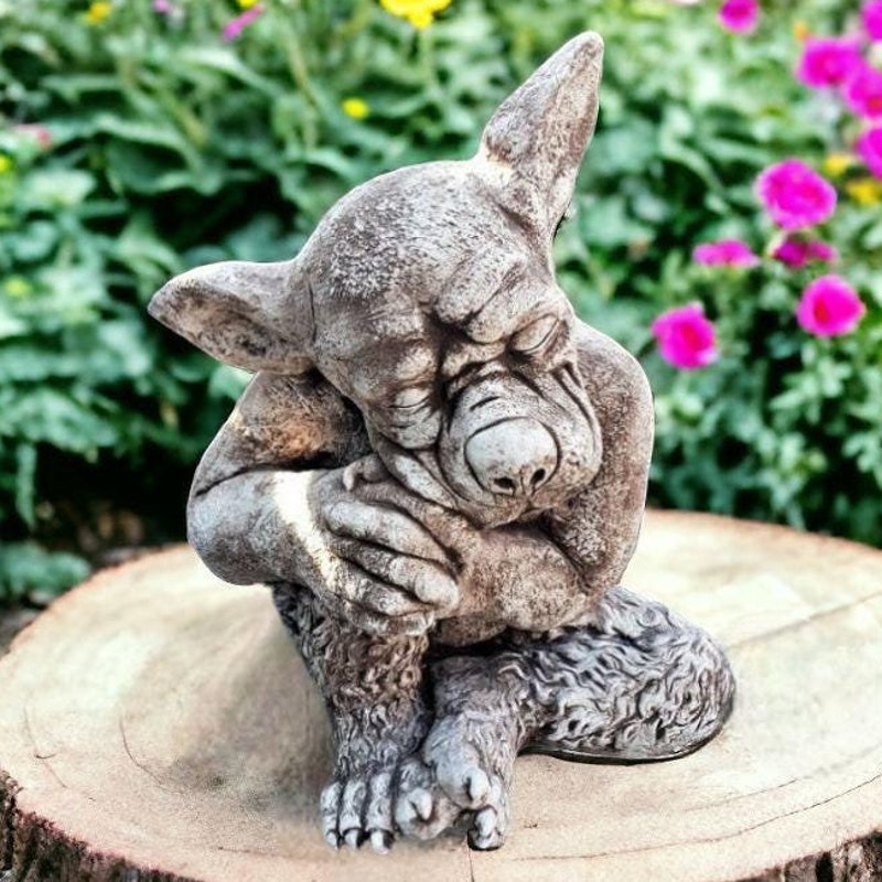 Resin Garden Gargoyle Statues - Etsy