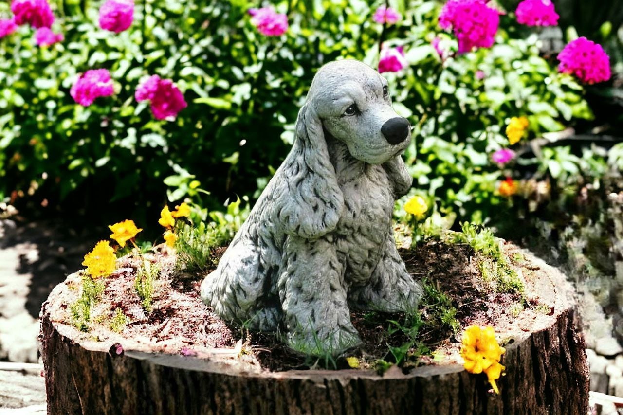 Cocker Spaniel Dog Figure Pet Loss Memorial Great Idea for Gift Doggy ...