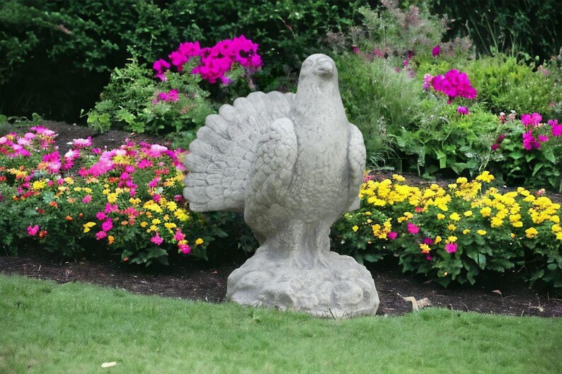 Realistic Dove Figure Standing Bird Statue Outdoor Dove Decoration ...