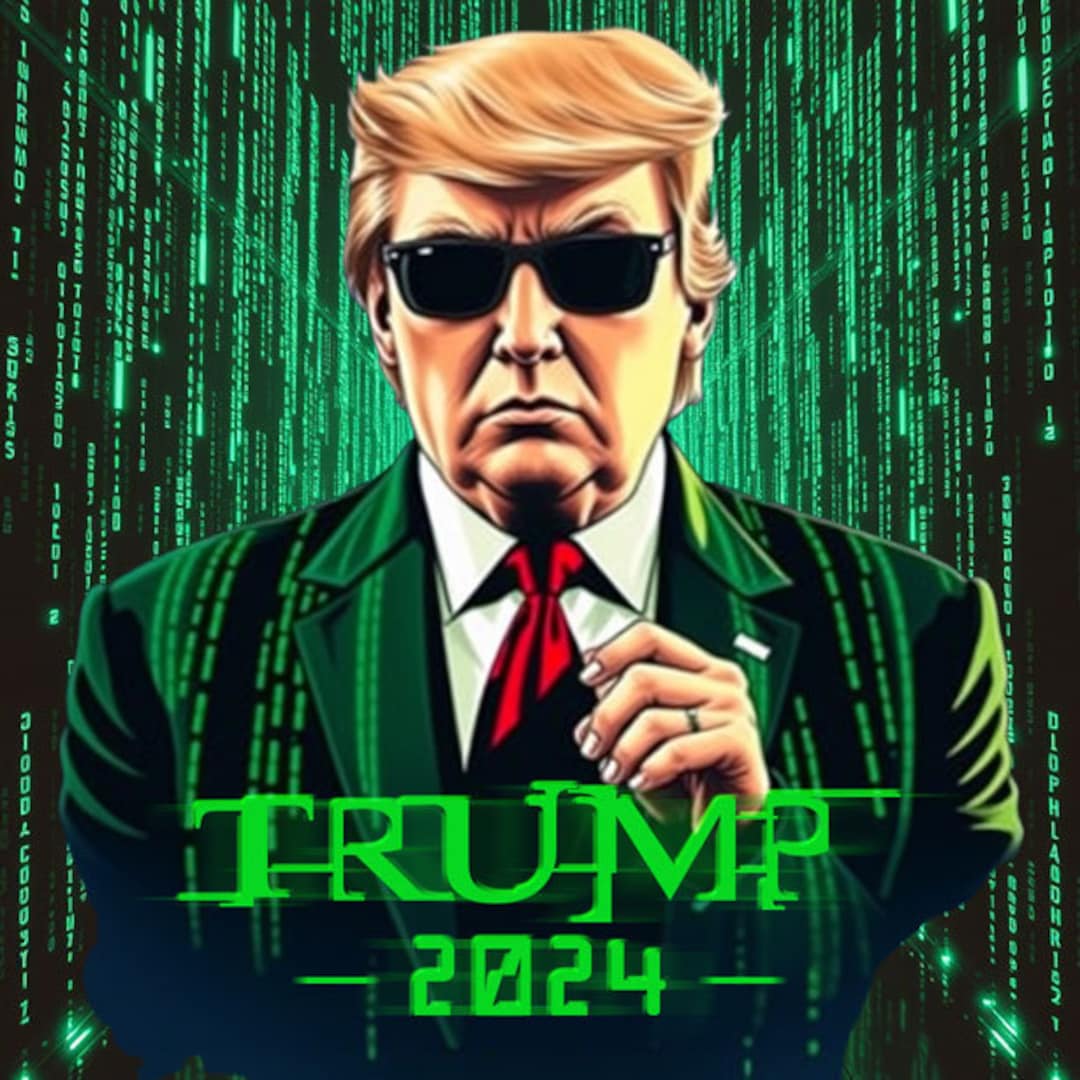 Matrix Trump 2024 Funny Donald Trump Shirt Political Humor Unisex ...