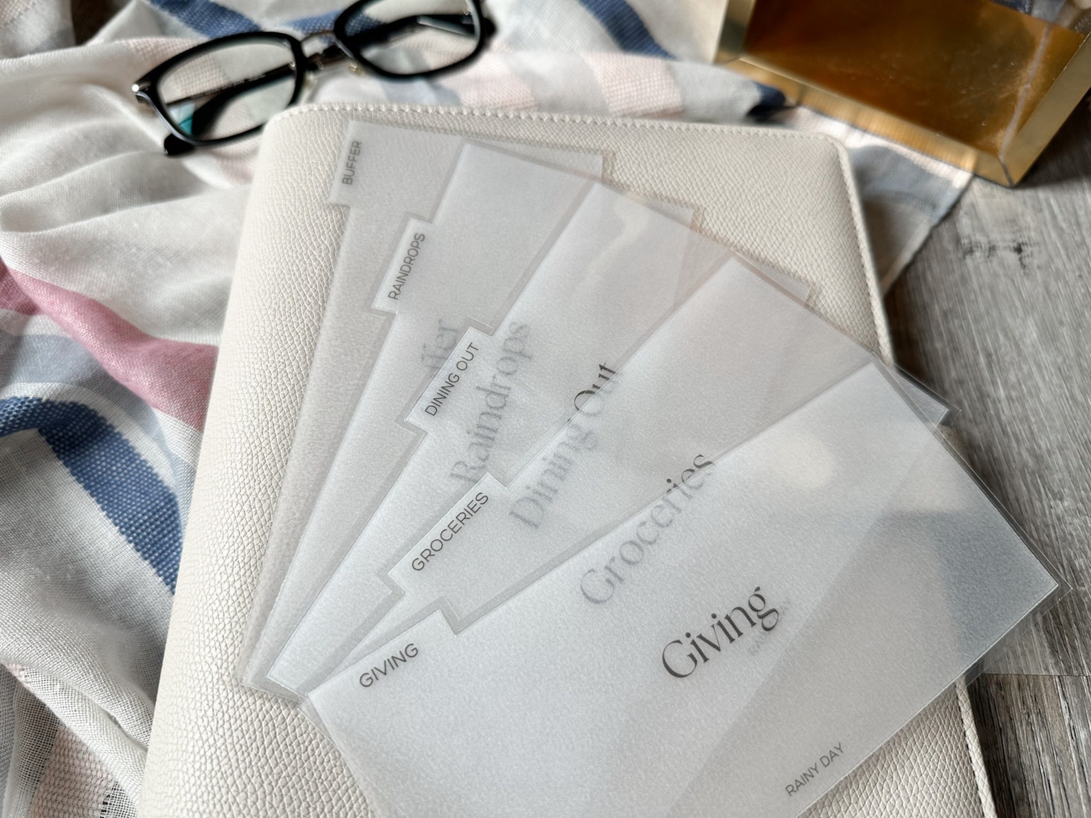 Budget Wallet Dividers Tabbed for Cash Stuffing Custom Dividers With ...