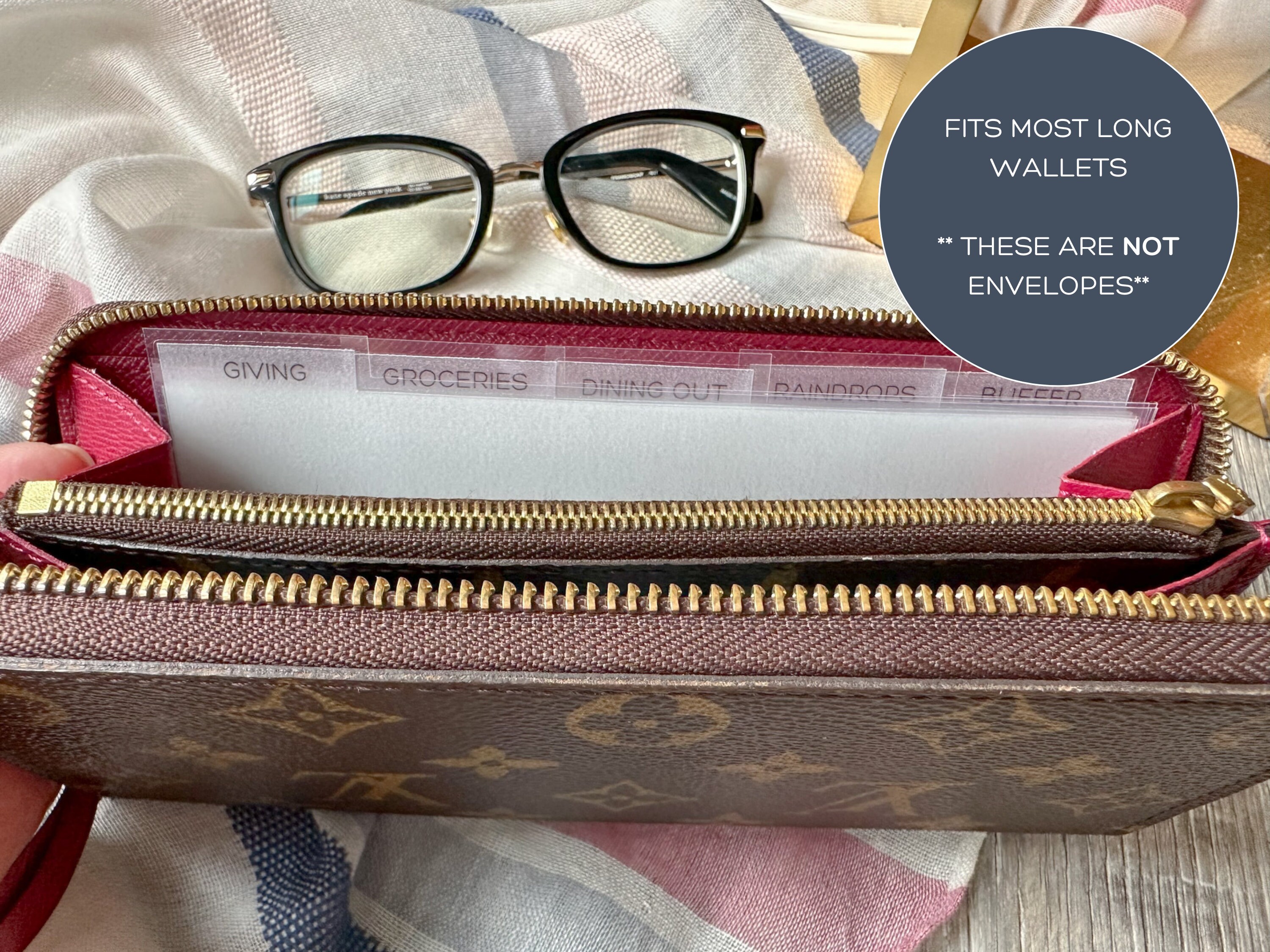 Budget Wallet Dividers Tabbed for Cash Stuffing Custom Dividers With ...