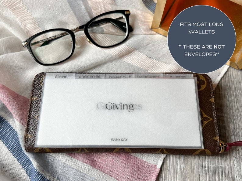 Budget Wallet Dividers Tabbed for Cash Stuffing Custom Dividers With ...