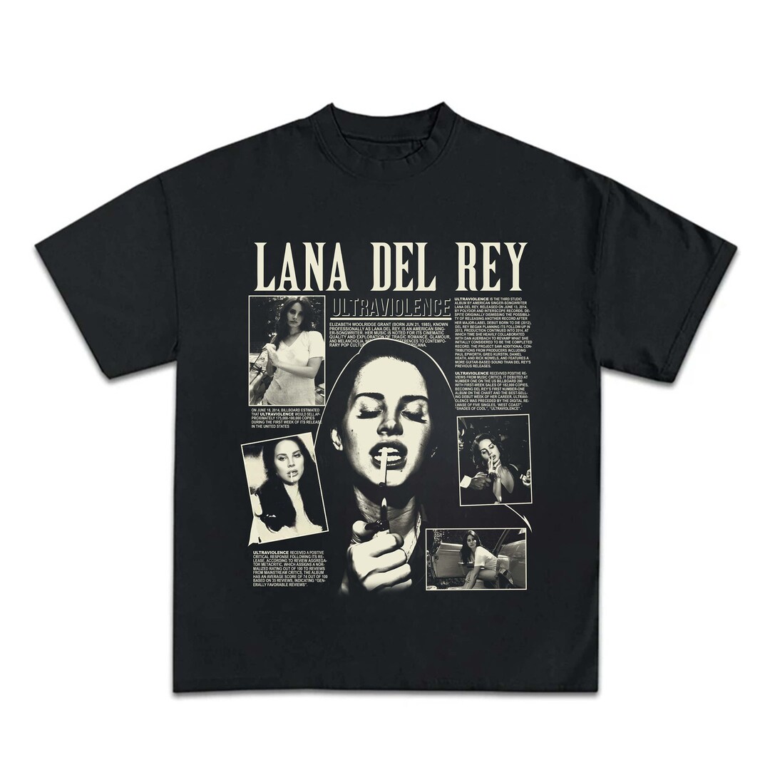 Lana Del Rey Graphic T-shirt Design PNG Poster PNG Printable Bootleg ...