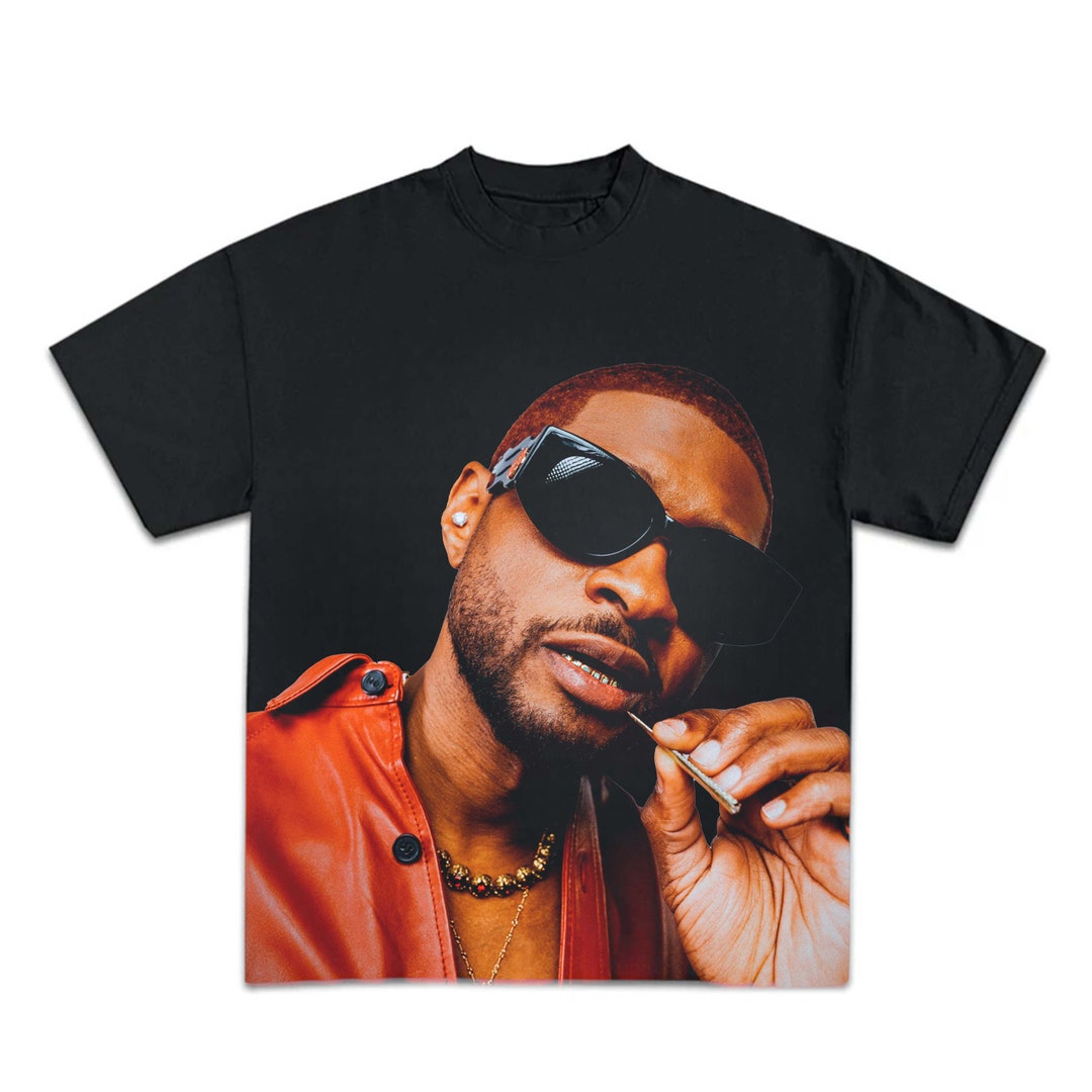 USHER Face Png, USHER T-shirt Design PNG Digital Raymond, R&B, Hiphop ...