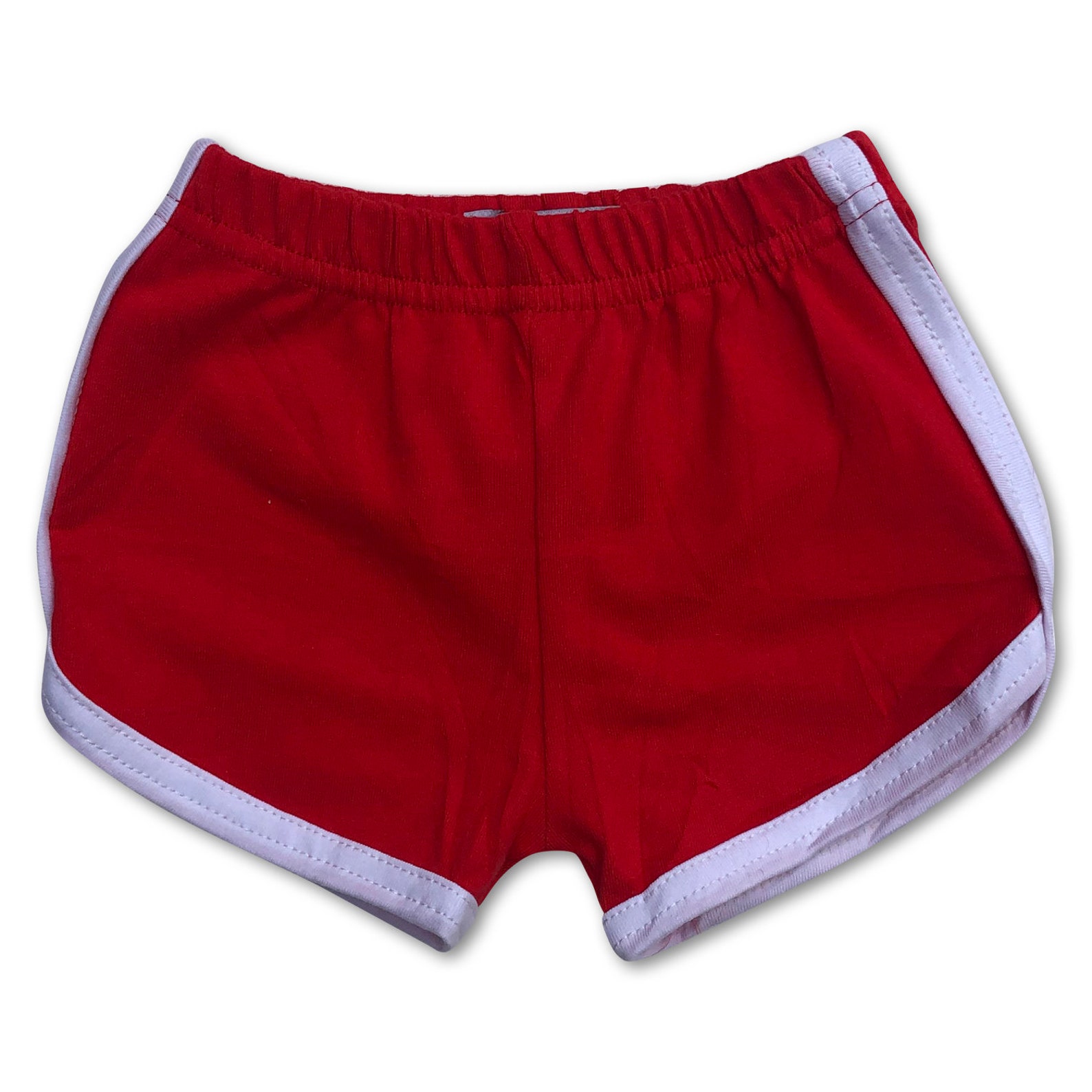 Retro Old School Infant/toddler Red Gym Shorts - Etsy