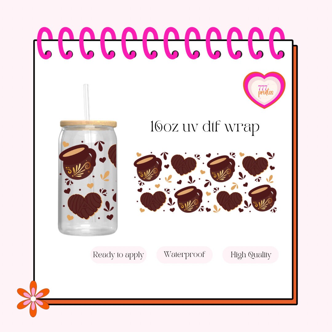 A87 Uv Dtf High Quality Cup Wrap - Etsy