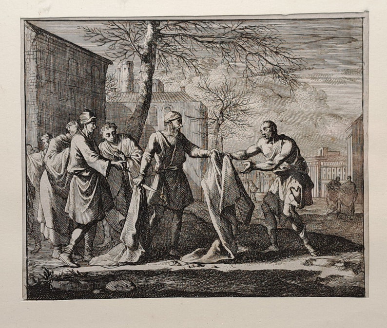 Jan Luyken Copper Engraving From the 17th Century, Golden Age Art From ...