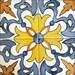 Vintage Tile Panel, Polychrome Drawing, Ceramic Wall Decoration - Etsy
