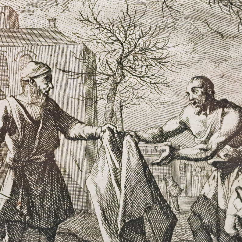 Jan Luyken Copper Engraving From the 17th Century, Golden Age Art From ...