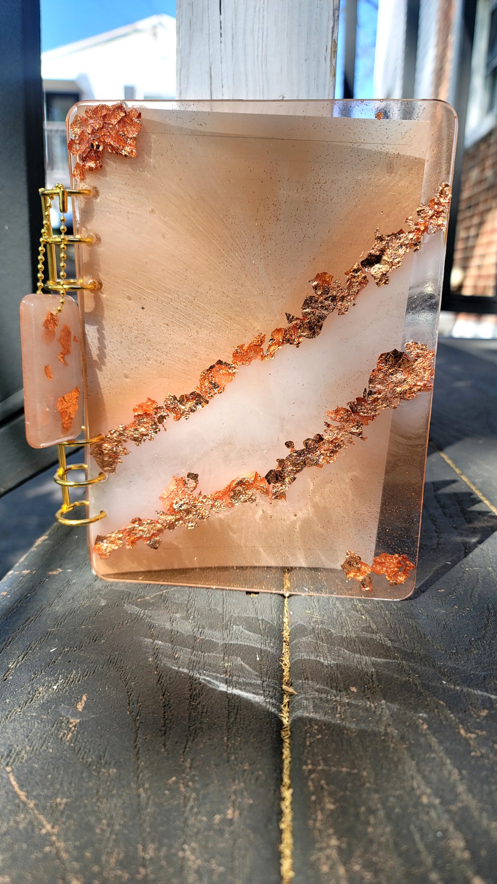 Open Faced Peach Notebook - Handmade - Etsy