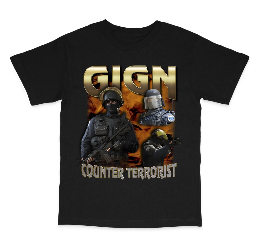Counter Strike CT G.I.G.N. 90's Bootleg Rap Mixtape T-shirt CSGO T ...
