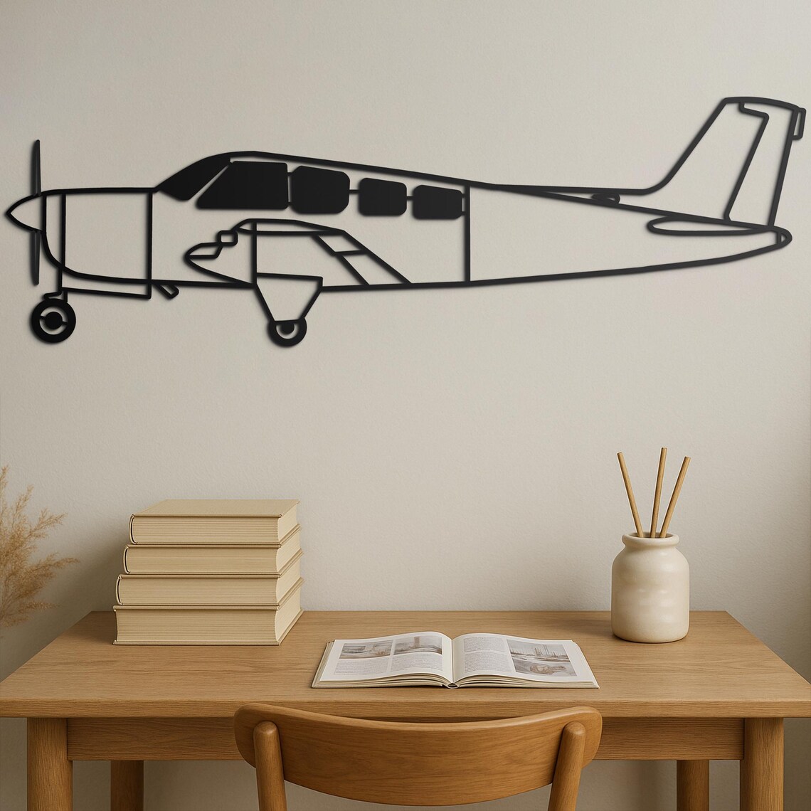 Metal Wall Art of Legendary General Aviation Aircraft for Pilots and ...