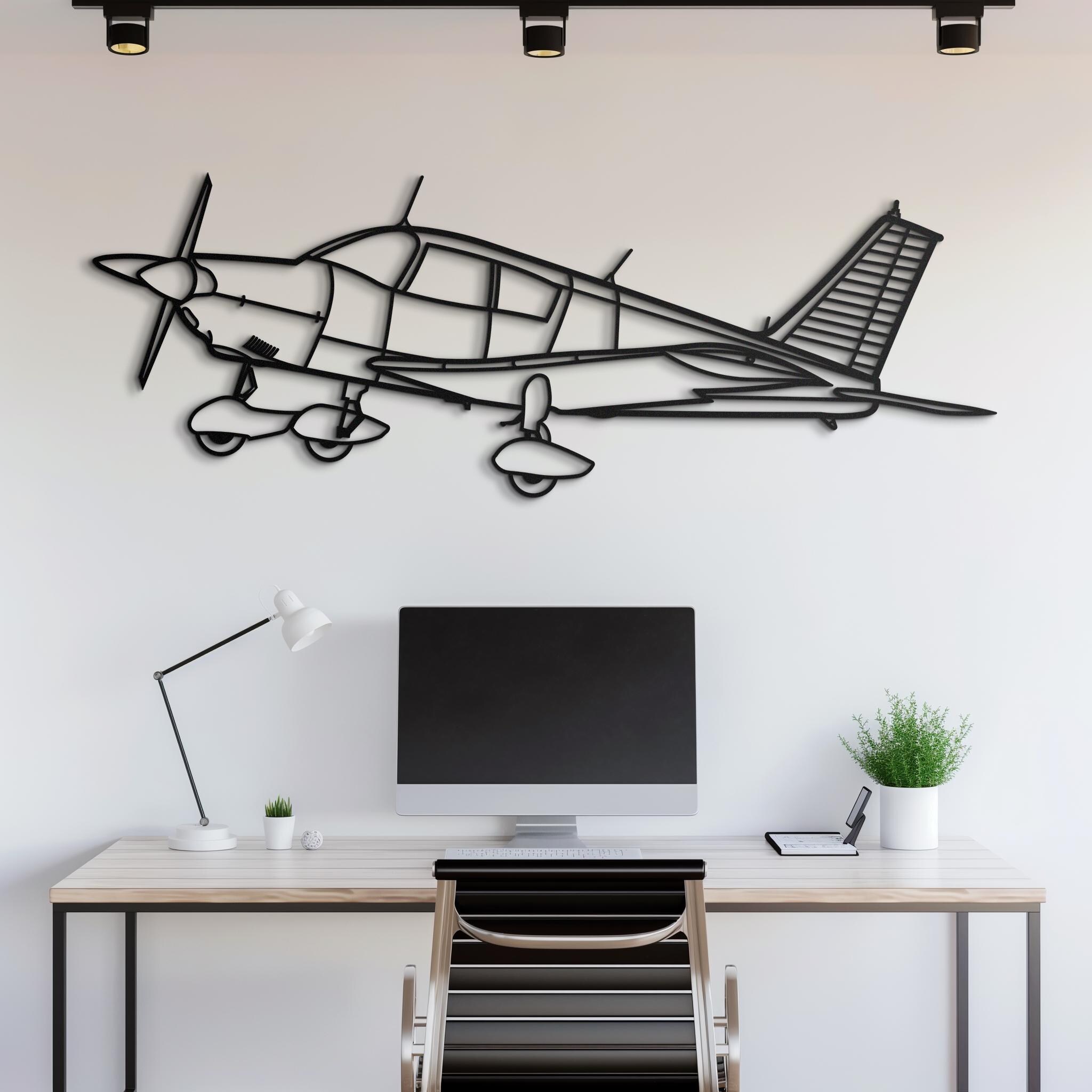 Light Aircraft Metal Wall Art, Aviation Home Decor, Pilot Gift - Etsy