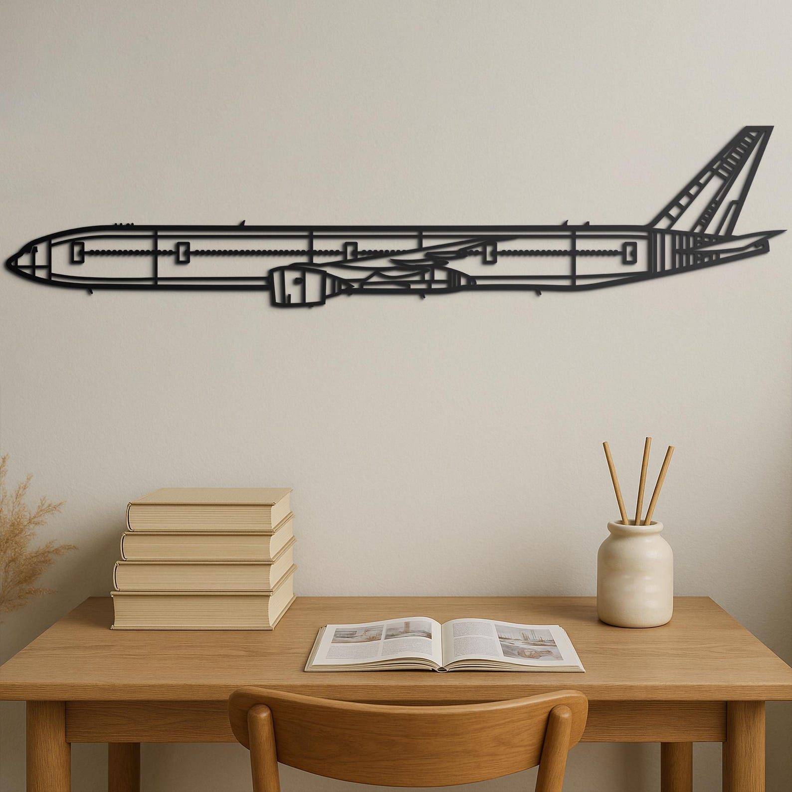 Metal Jet Airplane Wall Art, Modern Aviation Decor, Pilot Gift - Etsy