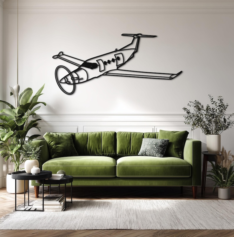 Modern Aircraft Metal Wall Art , Aviation Decor , Perfect Pilot Gift - Etsy