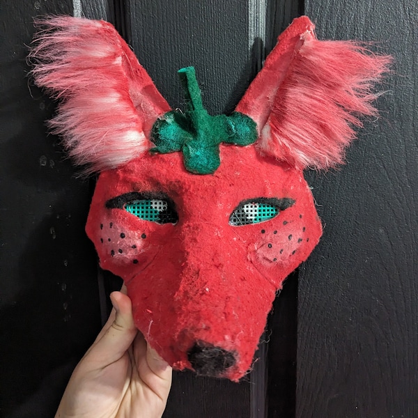Furry Fox Mask - Etsy